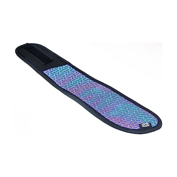 オーロラ/小/R25-R-SUSOBAND2-AB・パッケージ個数:1・私に光を当てると、凄いんです。オーロラカラー+牡丹柄・2023年7月にリニューアル。オーロラ部分が拡大し、足首に巻いた時に3方向から光るようになりました。・長ズボンの裾...