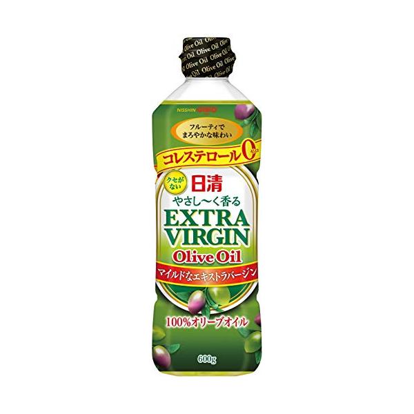 パッケージ個数:1・原材料:食用オリーブ油・内容量:600g・カロリー:126kcal・商品サイズ(高さx奥行x幅):23.4cm×5.7cm×7.7cm・ブラント名: 日清オイリオ
