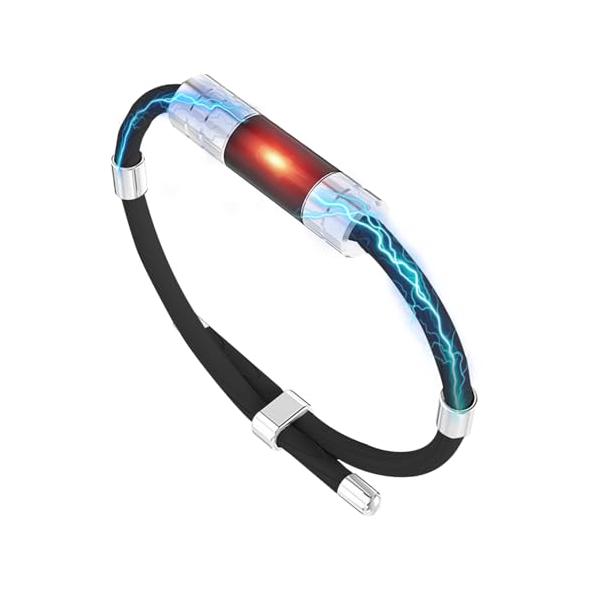 ブラック/-/-・Color:ブラック・静電気除去ブレスレット中央には、太幅の黒色セグメントとシルバー金属部が組み合、ここが静電気除去の主要な機能部であることが、視覚的にもアクセントとなっている。そのため、乾燥した冬や静電気が発生しやすい環...