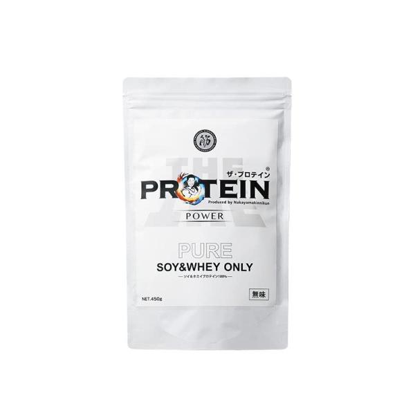 ・ 450g ・※スプーンは付属しておりません・ソイ＆ホエイプロテインだけを配合。とにかく「たんぱく質だけを摂りたい」という方や、「味のついていないプロテインが欲しい」という方にオススメです。・味付けはしていない製品のため、お好きな飲み物は...