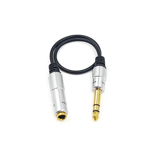 6.3（オス）-6.3（メス）/-/MJ-00015・パッケージ個数:1・6.3mmスレテオ標準プラグ（オス）-6.3mmスレテオ標準ジャック（メス）のついたオーディオ延長ケーブル・金メッキコネクタは より良い導電率，より耐久性のあります・...