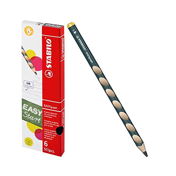 HB 左手用・ペトロール  B321-HB・・Color:ペトロールStyle:HB 左手用・【特長】人間工学に基づいて作られた「stabilo easy」シリーズの太軸鉛筆・【仕様】左利き用/三角軸・【芯径】3.15mm・【本体サイズ】1...