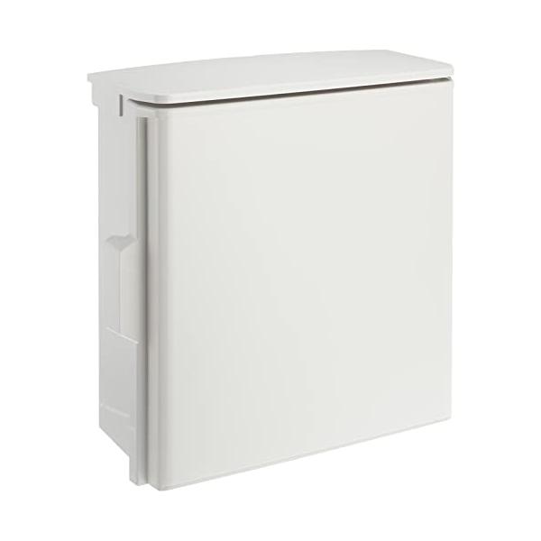 インダストリアル・塗装色/色彩:ホワイトグレー色(5YR8.5/0.5)  OP16-44A・・PatternName:OP16-44A・●シンプルな汎用の屋外用樹脂製ボックス(OP)です。(br)●屋根付きのため屋外で使用可能です。(br...