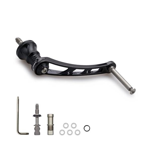 ブラック/56mm/Arch56・Color:ブラック・特徴新型ハンドルで更に軽い、スカートDIY可能(別販売)、ソケット高さ調整可能。・サイズハンドル軸心距離56mm 総重ダイワ - 12.5g / シマノ - 17g 素材70シリーズ航...