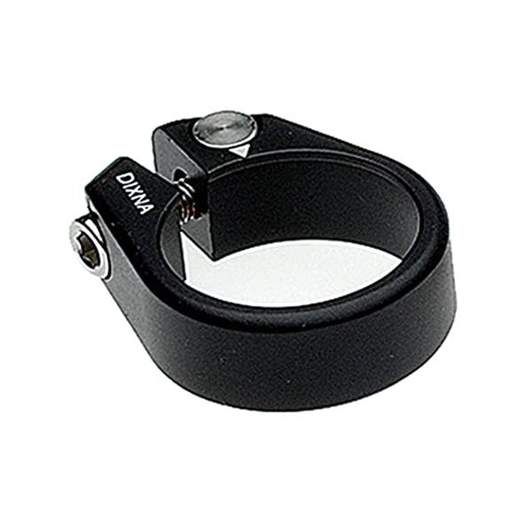 シートクランプ・ブラック 30 ・強靭な6061-T6アルミ素材をフルCNC加工したシートクランプ。・DIXNAバンテージハンガーに対応させたアップデートバージョン。・フレームやシートポストを痛め難いトルクを分散させるボルト＆クランプ形状。