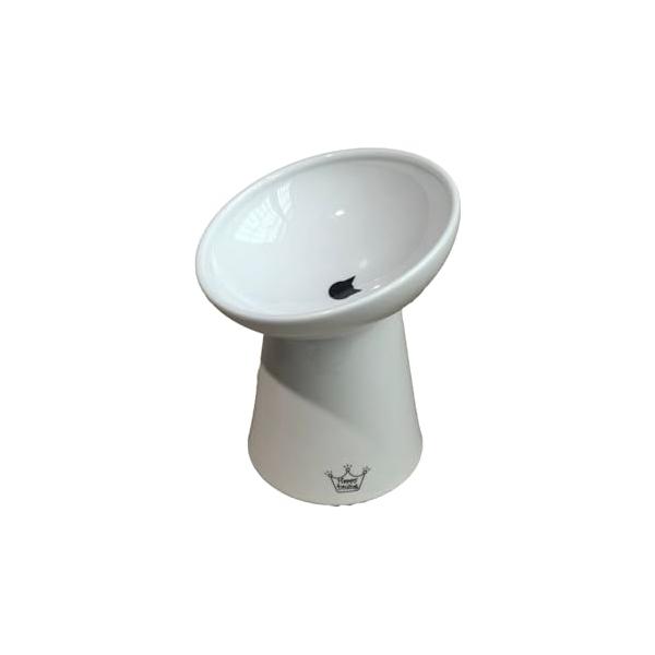 脚付+トール猫柄/ラージ/4582725981766・Color:猫柄Size:ラージStyle:脚付+トールPatternName:単品・脚付かつ広めのお皿なので、ヒゲが当たらずに自然な姿勢で食事が出来、吐き戻しの軽減にも配慮・フードが手...