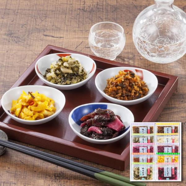 パッケージ個数:10・味すぐき、赤しそ胡瓜など人気定番品を詰め合せました。常温でお日持ちするのでお手土産や贈り物などにも最適です。・味すぐき 40g×1：きざみしば漬 40g×1：赤しそ胡瓜 40g×1：青しそ胡瓜 40g×1：しその実漬 ...