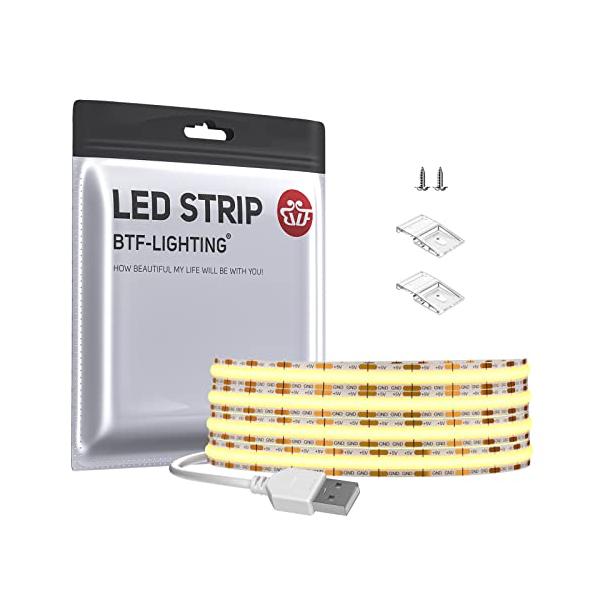 寝室 キッチンホーム 屋内装飾DC5V 6000K 8mm/2M 320LEDs/m/-・Color:DC5V 6000K 8mmSize:2M 320LEDs/m・「超明るい」 DC5V 320LEDs/m 2M 8mm 昼光色 6000...