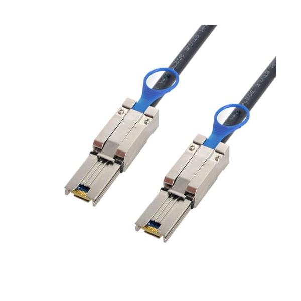 ブラック外部タイプSFF-8088。/-/CY-SF-005・Color:ブラック外部タイプSFF-8088。・パッケージ個数:1・SFF-8088は26ピンの「Mini SAS」コネクタで、シールドされた外部接続に対応する金属製のアウター...