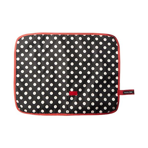 ・ポルカブラック  CMT-PLK01・・Color:ポルカブラック・横52×縦42cm 70g・畳んだ状態:13×20×1.5cm・ワンタッチテープでコンパクトに折りたたみ・撥水加工で水をしっかりはじいて汚れに強い・公共施設などのおむつ替...