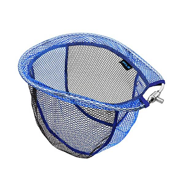 Catcher青黒い-S枠39×42cm/S枠39×42cm/-・Color:青黒い-S枠39×42cm・枠形状：オーバル(径8ｍｍ / 壁厚1.5ｍｍ) 枠サイズ：42×39cm・材質：枠：アルミ ネット：PVC 網の深さ：28cm・持ち...