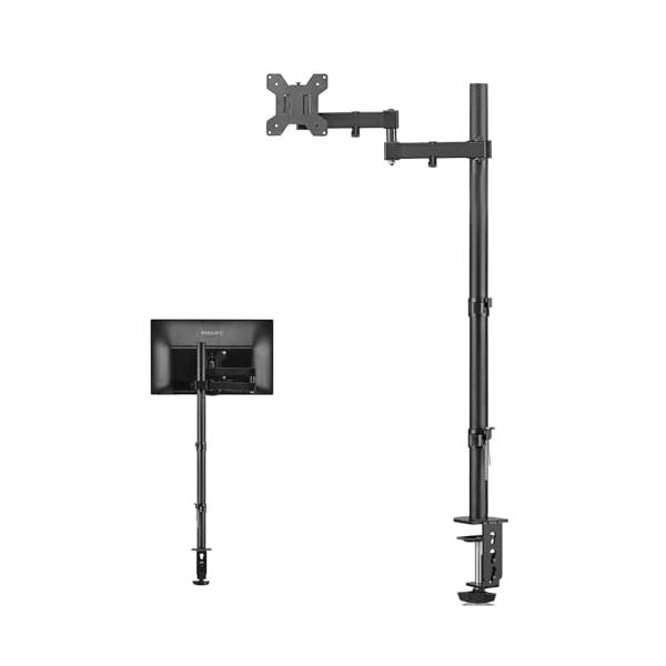 アーム付きブラック/80cm/-・Size:80cmColor:ブラック・パッケージ個数:1・対応モニター液晶モニターを1画面できるディスプレイアームです。耐荷重は10KGで、VESA規格は75×75mm/100×100mmで、13~32イ...