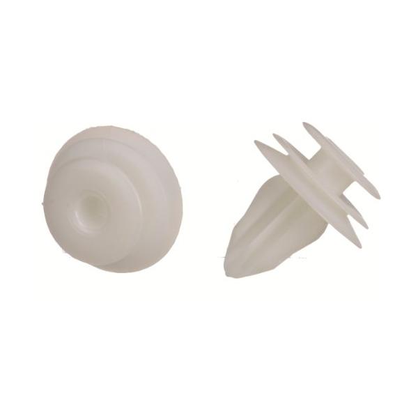 10個ホワイト/トリムクリップ/PTF38D1・パッケージ個数:1・適合穴径:φ8.5(br)適合板厚:0.8mm(br)●カラー:白