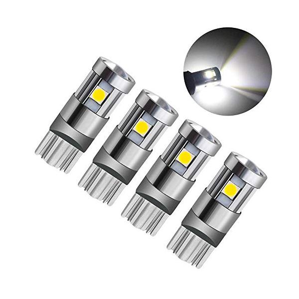 ホワイト/-/-・Color:ホワイト・超高輝度＆超高性能DC12V-24V車用トラック、バス、 車のデュアルユース.T10 LED ウエッジ球、高発光効率の3030LED素子を搭載、抜群な拡散性でリフレクターに反射し、360°無死角照射で...