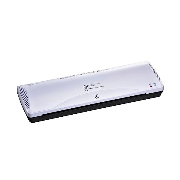 ２本ローラーホワイト/A3/LAM-383・Size:A3Style:２本ローラー・パッケージ個数:1・外形寸法（約）：幅440×高さ66×奥行140mm・ラミネート速度：50Hz 230mm/分　60Hz 276mm/分・最大ラミネート幅...