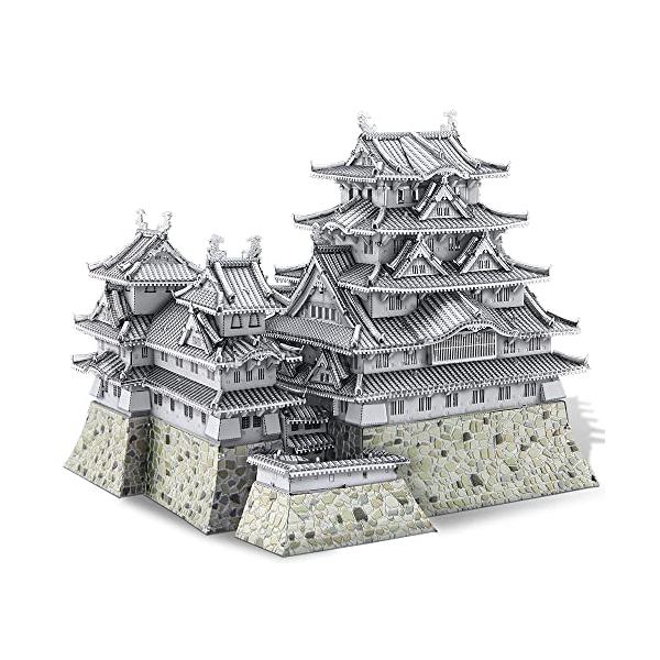 姫路城-/-/HP284-SK・Style:姫路城・難易度：、パーツ数：486、完成品サイズ：L13cm×W13cm×H11.5cm・金属素材で作られ、完成品の質感がアプ加工性に優れており、汎用性の高いSUS430ステンレス鋼が採用され、完...