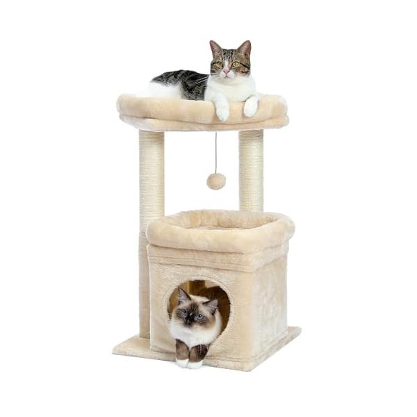 コンテンポラリーベージュ/M-40×40×68cm/AR14-AMT0179BG・Size:M-40×40×68cmColor:ベージュ・商品仕様幅40×奥行40×高さ68cm、重量5kg。・天然サイザル麻紐爪研ぎ沢山ガリガリできて、猫ちゃ...