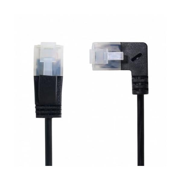 Left AngledLeft Angled Cat6/0.5M/UT-009-LE-0.5M・Style:Left AngledSize:0.5M・パッケージ個数:1・左アングル8P8C STP Cat6 Lanイーサネットネットワークパ...