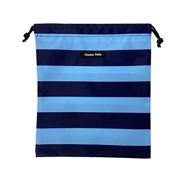 カジュアルボーダーネイビー/M/CDS-BNV-M・Color:ボーダーネイビー・縦30cm×横25cm・消臭と抗菌の「デオドラントネーム(R)」付き・おむつポーチとして、小物ポーチとして、着替え入れとして・撥水加工済み