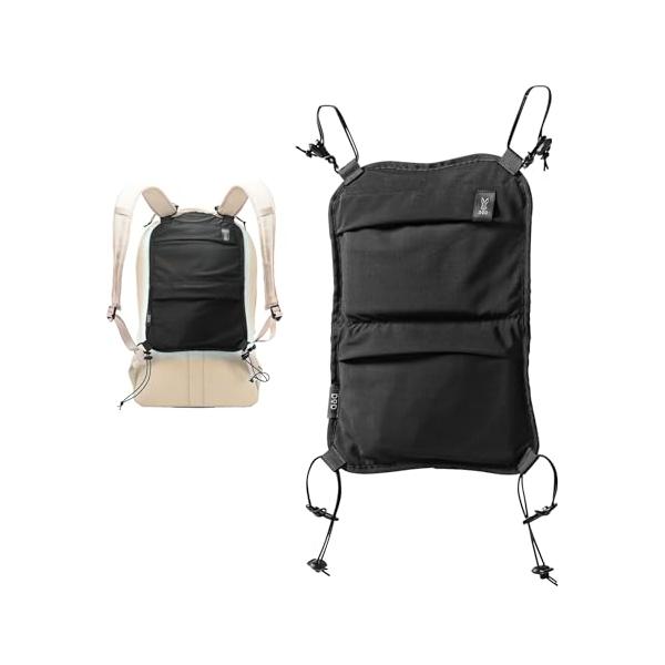 ブラック/中/BA337-BK・サイズ：（約）W25×H35cm・重量：（約）130g（本体のみ）・材質： ポリエステル・原産国：中国・静止耐荷重： 3kg ポケット数： 表側2ヶ所、裏側4ヶ所 対応保冷剤（推奨）： 表側：DODフツーノア...