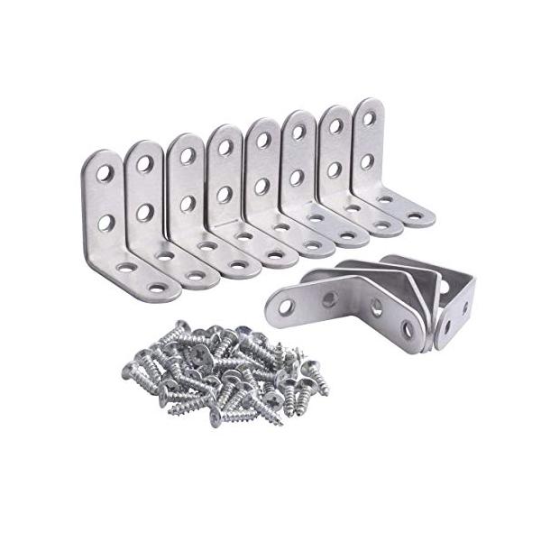 シルバー/40mm*40mm*16mm12個入/aaa・Size:40mm*40mm*16mm12個入・パッケージ個数:1・材質：304ステンレス製・サイズ：40*40*16mm 厚さ2mm12PCS ネジの長さ：1.6cm 50PCS 色...