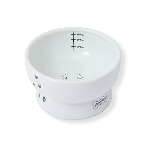 ・ホワイト レギュラー 4580471867990・・Size:レギュラー・【猫用食器でおなじみのハッピーダイニング食器が犬用で登場】 猫用の脚付ウォーターボウルで人気のある猫壱のハッピーダイニングシリーズに待望の犬用脚付ウォーターボウルが...