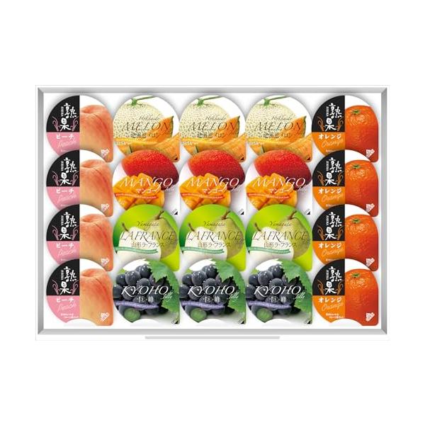 -/-/4932123119641・：金澤兼六製菓・ピーチゼリー 52g×4個、オレンジゼリー 52g×4個、北海道メロンゼリー 52g×3個、山形ラ・フランスゼリー 52g×3個、マンゴーゼリー 52g×3個、巨峰ゼリー 52g×3個・内...