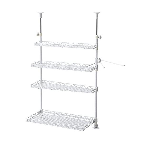 お客様  品ホワイト/幅45/TKRO-454*(WH)・Size:幅45Color:ホワイト・パッケージ個数:1・お客様品・本体サイズ:幅45×奥行21.5×高さ72-115cm・材質:本体=スチール(エポキシ樹脂塗装)、突っ張りポール=...