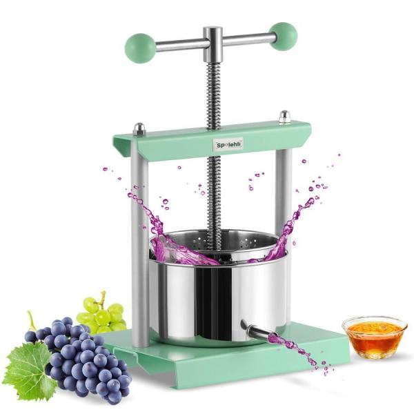 手動 グレープフルーツ絞り器 蜂蜜圧搾機 脱水機 2/3/6L容積選択でき フィルター/ホース別売 工事不要 蜂蜜/グレープフルーツ/スイカ/豆腐/チーズ 蜂蜜分離器 ジ