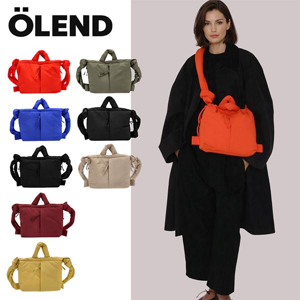Olend オレンド クロスボディバッグ パフバッグ ソフトバッグ コンパクトサイズ ポケット付き 必需品収納 通勤 通学 日常使い 軽快デザイン きれいめカジュアル