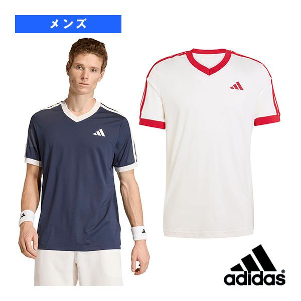 アディダス テニスウェア（メンズ/ユニ）  テニスヘリテージ半袖Tシャツ TENNIS ヘリテージ S／S Tシャツ メンズ CC999「テニス・ソフトテニス（軟式テニス）・バドミントン・卓球・ランニング専門店」