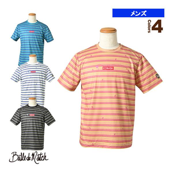 バルデマッチ テニス・バドミントンウェア（メンズ/ユニ）  ボーダーTシャツ／メンズ（BDM-C1105）「テニス・ソフトテニス（軟式テニス）・バドミントン・卓球・ランニング専門店」