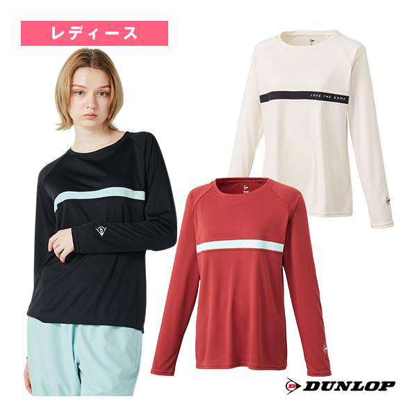 ダンロップ テニスウェア（レディース）  ロングスリーブTシャツ レディース DAL-8563W「テニス・ソフトテニス（軟式テニス）・バドミントン・卓球・ランニング専門店」