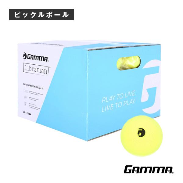 ガンマ ピックルボールボール  ライブラリアン フォームボール LIBRARIAN FOAM BALL 48P 48個入 1E805869「テニス・ソフトテニス（軟式テニス）・バドミントン・卓球・ランニング専門店」