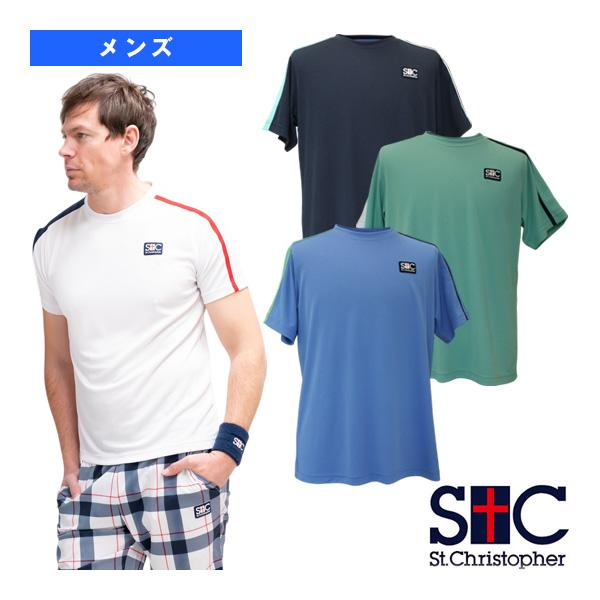 セントクリストファー テニスウェア（メンズ/ユニ）  アシメラインゲームシャツ メンズ STC-BEM1431「テニス・ソフトテニス（軟式テニス）・バドミントン・卓球・ランニング専門店」