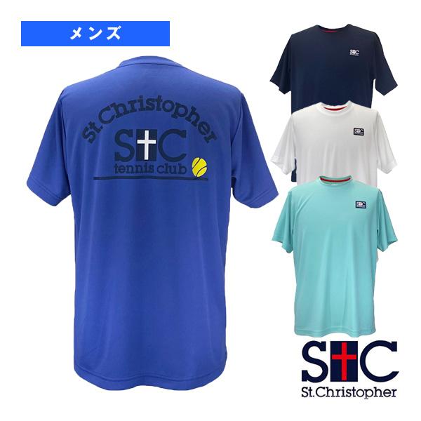 セントクリストファー テニスウェア（メンズ/ユニ）  バックSTCロゴプラクティスシャツ メンズ STC-BEM5541「テニス・ソフトテニス（軟式テニス）・バドミントン・卓球・ランニング専門店」