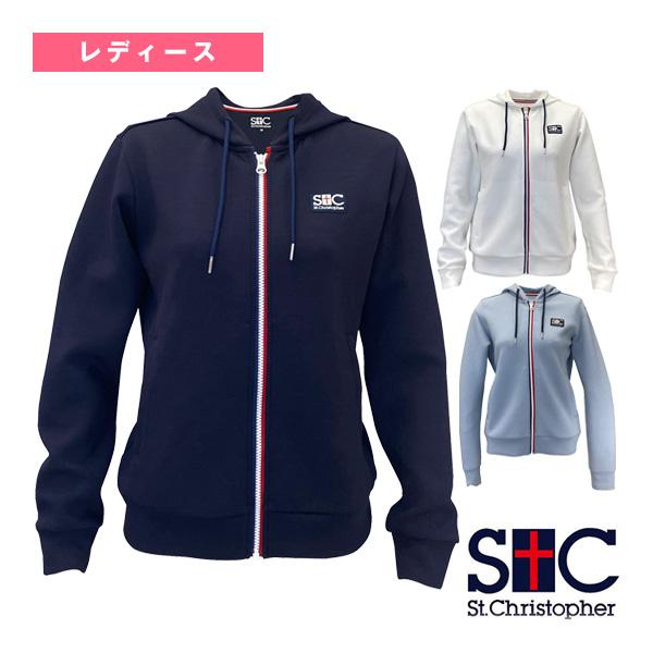 セントクリストファー テニスウェア（レディース）  ダンボールニットブルゾン レディース STC-BFW2018「テニス・ソフトテニス（軟式テニス）・バドミントン・卓球・ランニング専門店」