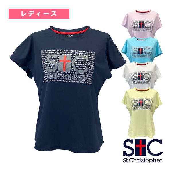 セントクリストファー テニスウェア（レディース）  Victory Strategyシャツ レディース STC-BFW2019「テニス・ソフトテニス（軟式テニス）・バドミントン・卓球・ランニング専門店」