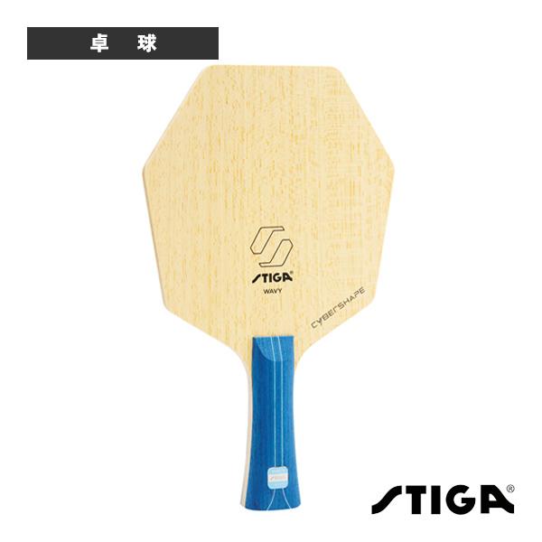 スティガ STIGA 卓球 サイバーシェイプ ピュア STR シェークラケット JTTA 日本卓球協会 公認 ストレート スウィートスポット 7枚合板 多角形 シェークハンド フレア 部活  1602210237 STIGA（スティガ） 卓球ラケット サイバーシェイプウェイビィ