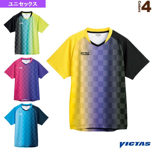 ヴィクタス 卓球ウェア（メンズ/ユニ）  VERTICAL GRADATION GS／バーティカルグラデーション ゲームシャツ／ユニセックス（612101）「テニス・ソフトテニス（軟式テニス）・バドミントン・卓球・ランニング専門店