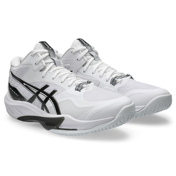 【発売日：2026年07月16日】■　メーカー asics 【アシックス】 ■　商品名 SKY ELITE FF MT4 ■　品番 1053A083 ■　カラー 100：ホワイト×ブラック ■　アッパー素材 合成樹脂 ■　アウターソール ゴ...