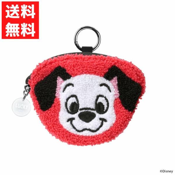 ガジェットポーチ  [101匹わんちゃん] ディズニーディズニーキャラクターデザインのイヤホンや充電ケーブル・アダプターなどを収納できるガジェットポーチです。優しく温かみのあるサガラ刺繍のポーチ（ポリエステル素材）で、小銭やリップのような小...