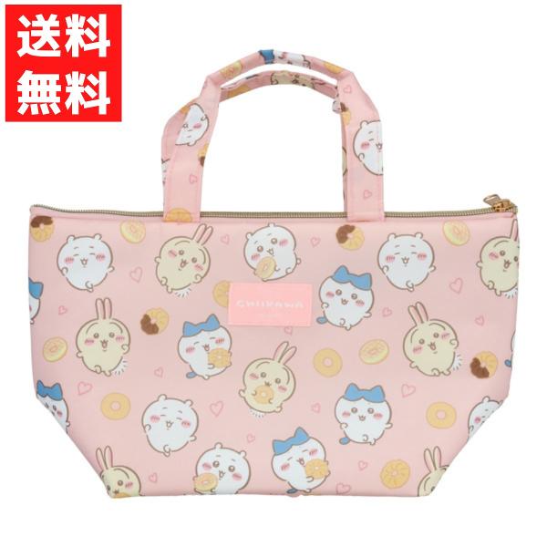 ランチトートバッグ ＜ちいかわ ドーナッツ＞レジャーにぴったりなランチバッグが登場！ランチトートバッグ・内側は保冷シート付き・便利な側面ポケット付き原産国：中国表生地／ポリエステル裏生地／EVA樹脂【商品サイズ】約W33.5×H19.3×D...