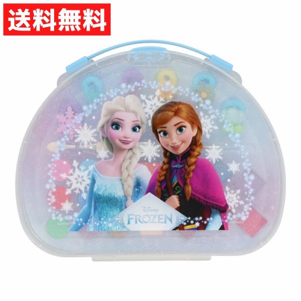 メイクパレットセット＜アナと雪の女王＞取っ手がついて持ち運びもできる♪いろんなカラーが詰まったメイクパレットセット子供用化粧品です。セット内容・アイシャドウ×9色・チーク×2色・リップグロス×6色・アクセサリー×8個・アイシャドウチップ・チ...