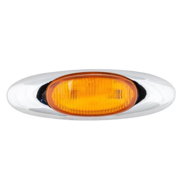 商品名: Grote Clr/Mkr ランプ Grote 47953 MicroNova LED Clearance Marker Light - Amber with Chrome Bezelブランド: Grote商品サイズ: Stand...