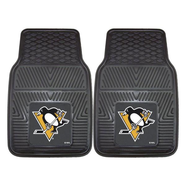商品名: Fanmats 10435ピッツバーグペンギンズ2-PCヘビーデューティビニールカーマットセット FANMATS 10435 Pittsburgh Penguins 2-Piece Heavy Duty Vinyl Car Mat...