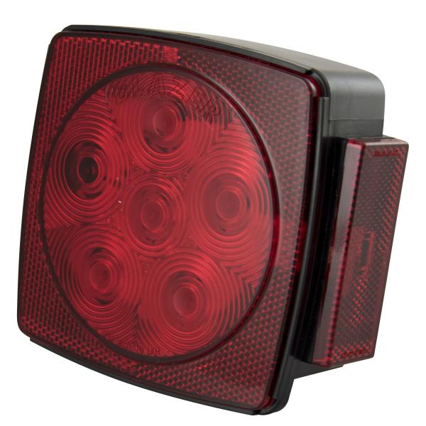 商品名: ブレザーC7493RTM右側LEDストップ/ターン/テールライト Blazer International C7493RTM LED Square Submersible Stop/Tail/Turn Light, Passeng...