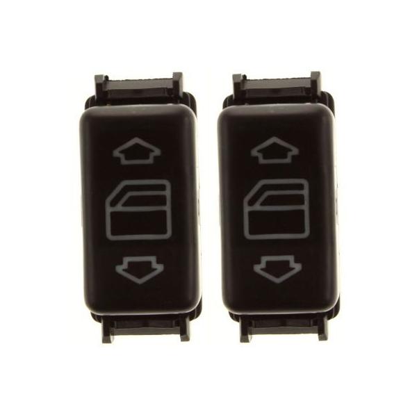 商品名: ウィンドウスイッチfor Mercedes Benz 420sel 86 ? 91のセット2 Evan Fischer Set of 2 Power Window Switch Compatible with Mercedes B...
