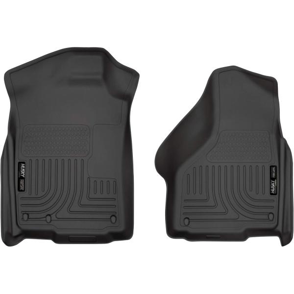 商品名: ハスキーライナーフロントフロアライナーFits 02 ? 16 RAM 1500 Quad/標準Cab Husky Liners Weatherbeater Floor Mats | Fits 2002-2024 Dodge Ra...