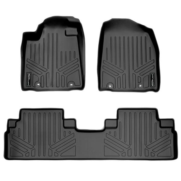 商品名: MAXFLOORMATフロアマット2行セットブラック2013 ? 2015レクサスrx350 / rx450h MAXLINER Custom Fit Floor Mats 2 Row Liner Set Black Compat...